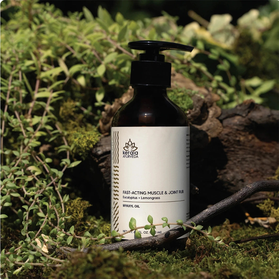 Ayurvedic Oil – Myaxyl for Muscle & Joint Relief | Kerala Ayurveda USA